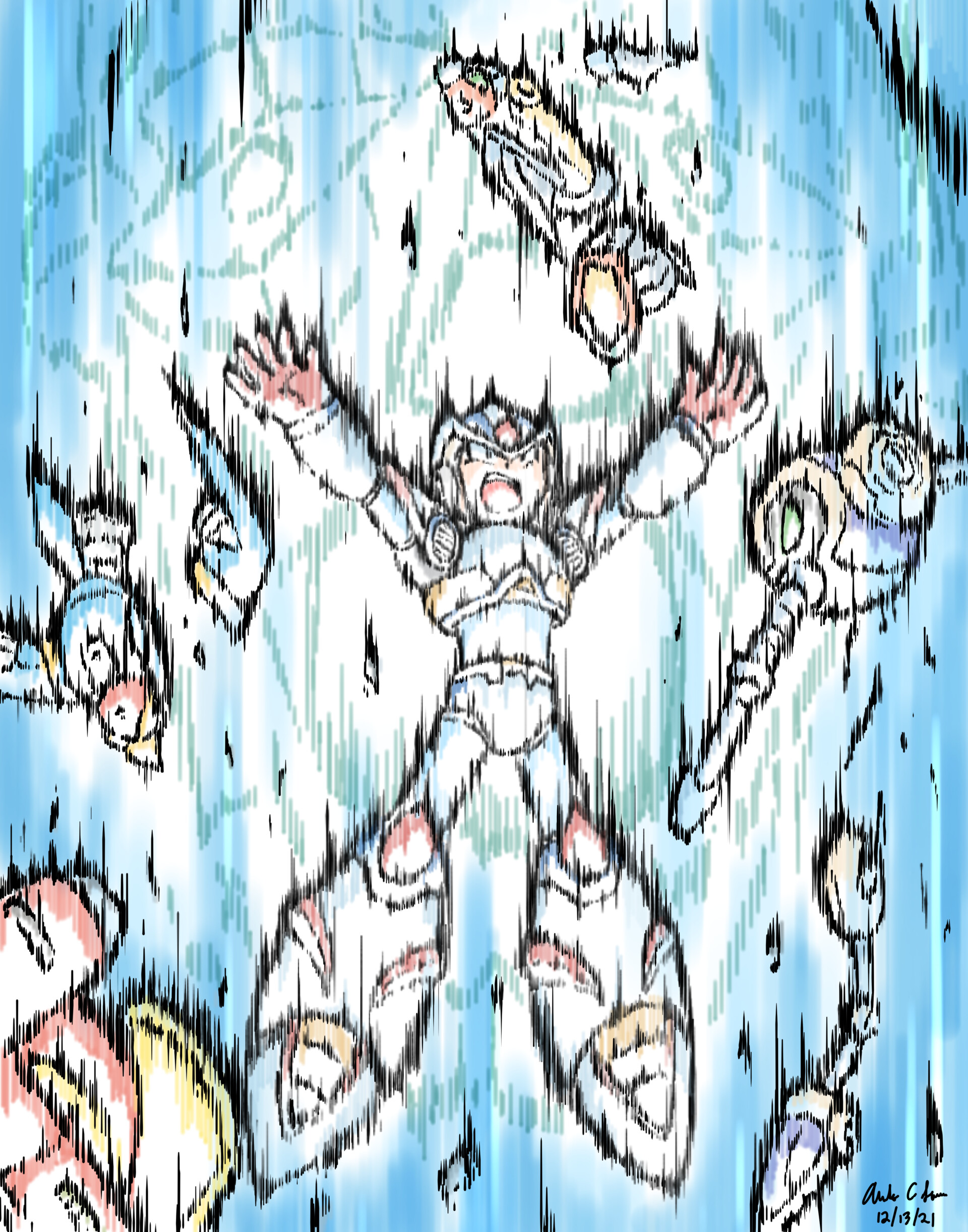 ArtStation - Megaman X2 - Giga Attack