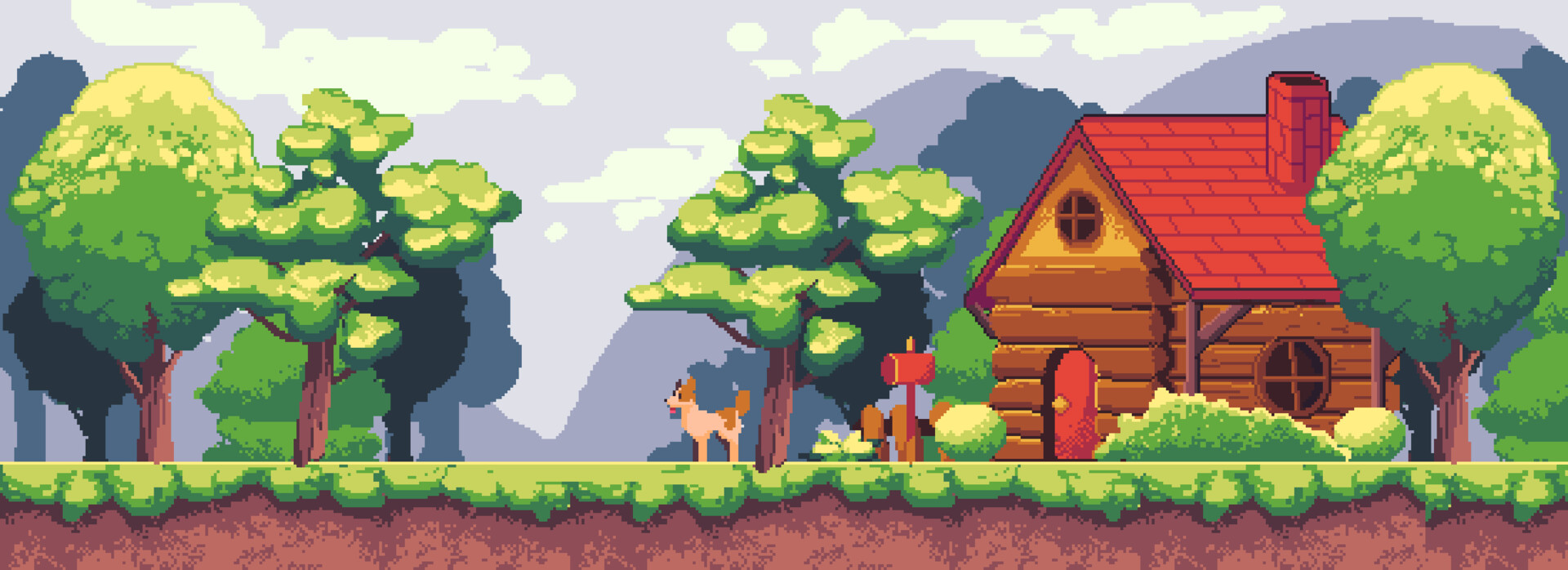 ArtStation - Pixel art field