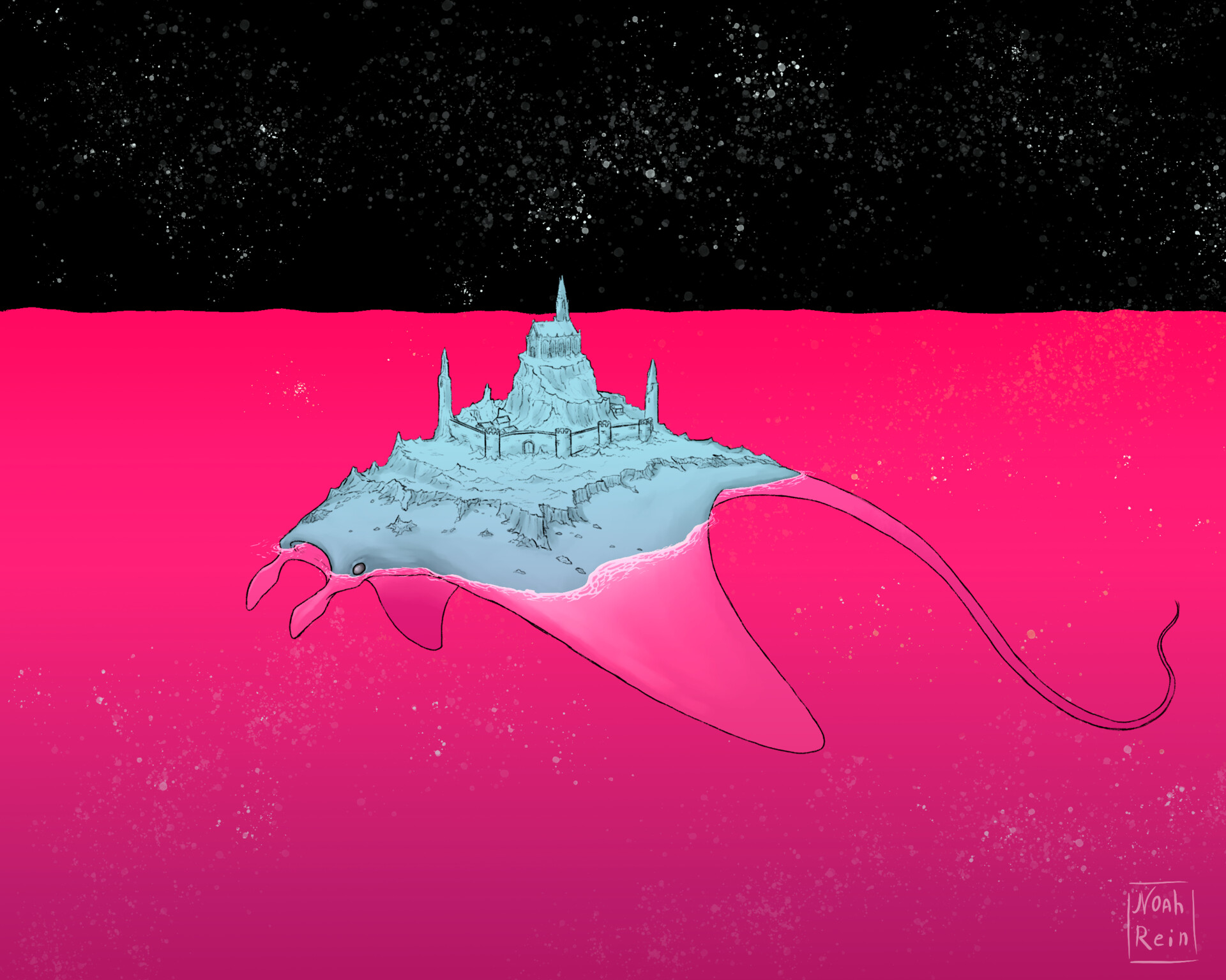 ArtStation - The Monster-Marvel Whale