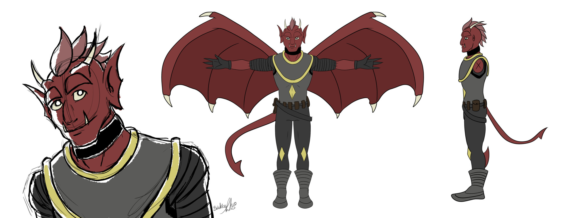 ArtStation - Gargoyle Knight