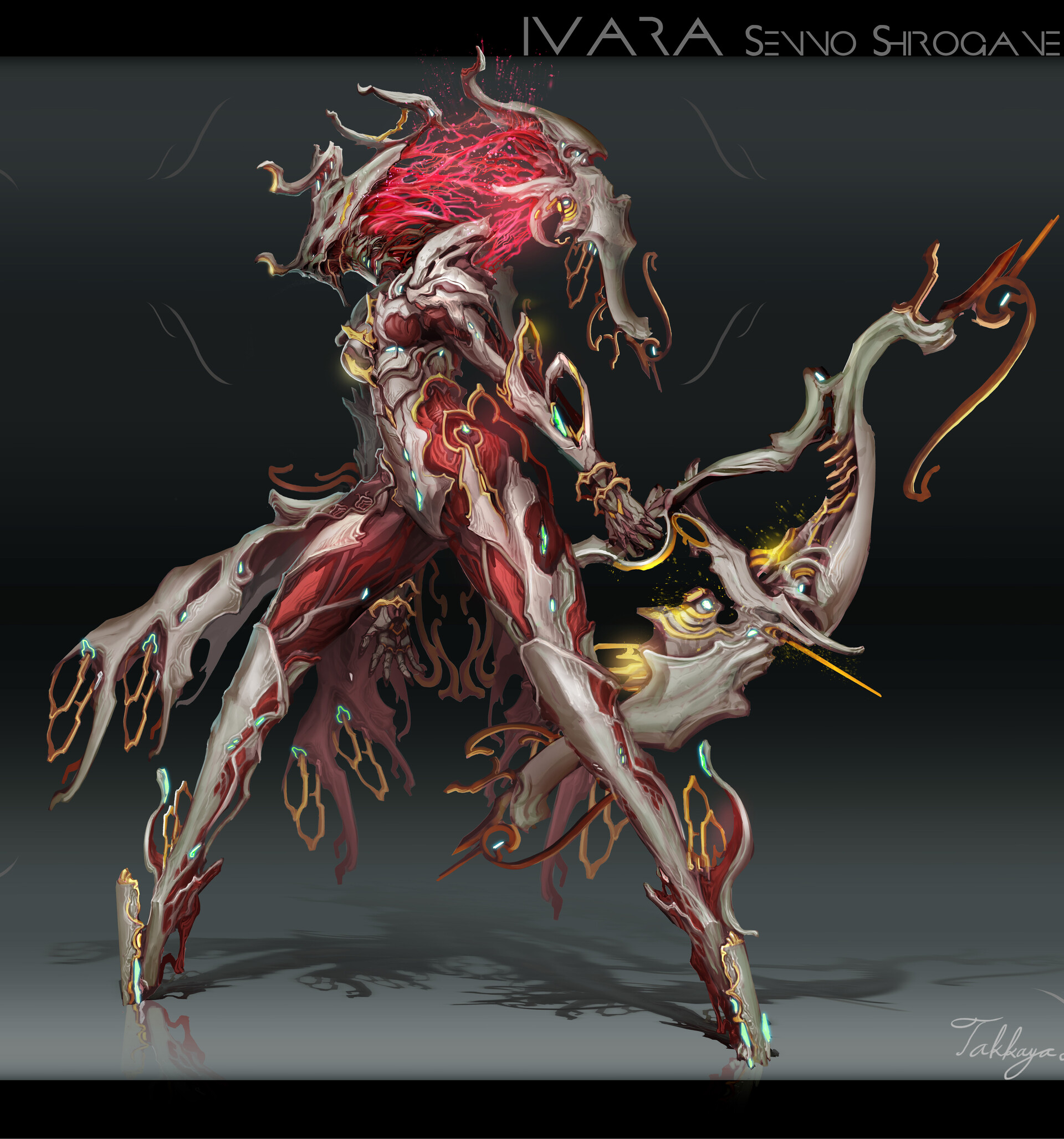 ArtStation - [Warframe] IVARA Senno Shirogane Design.