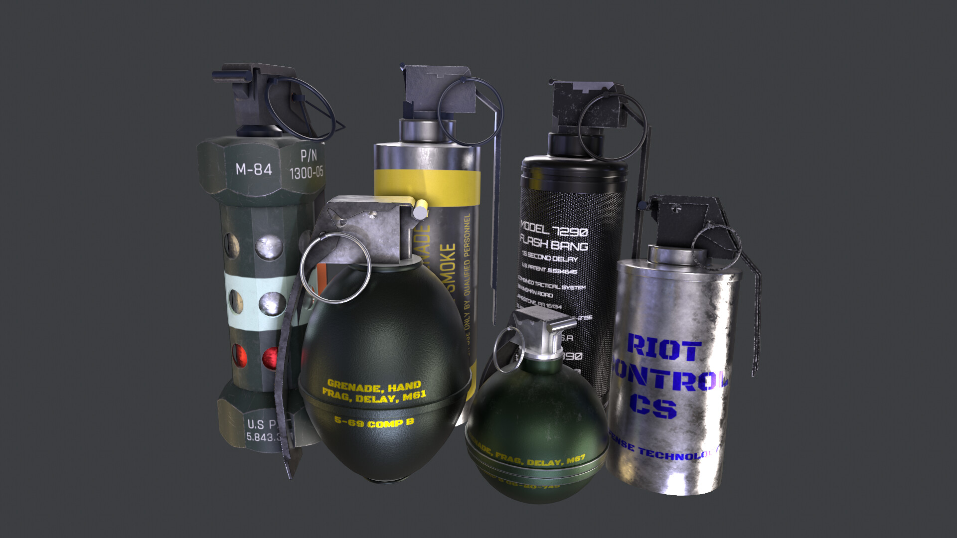 ArtStation - Grenades