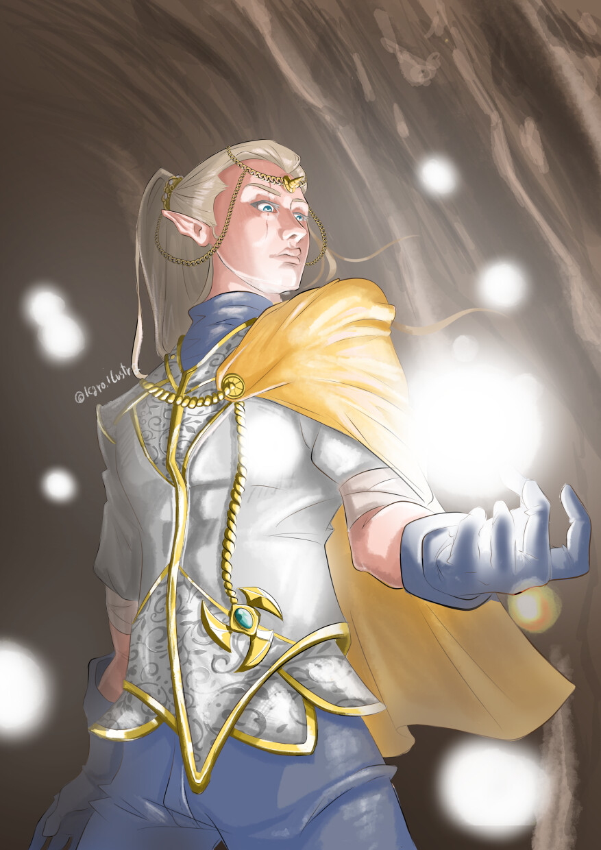 ArtStation - wizzard elf original character