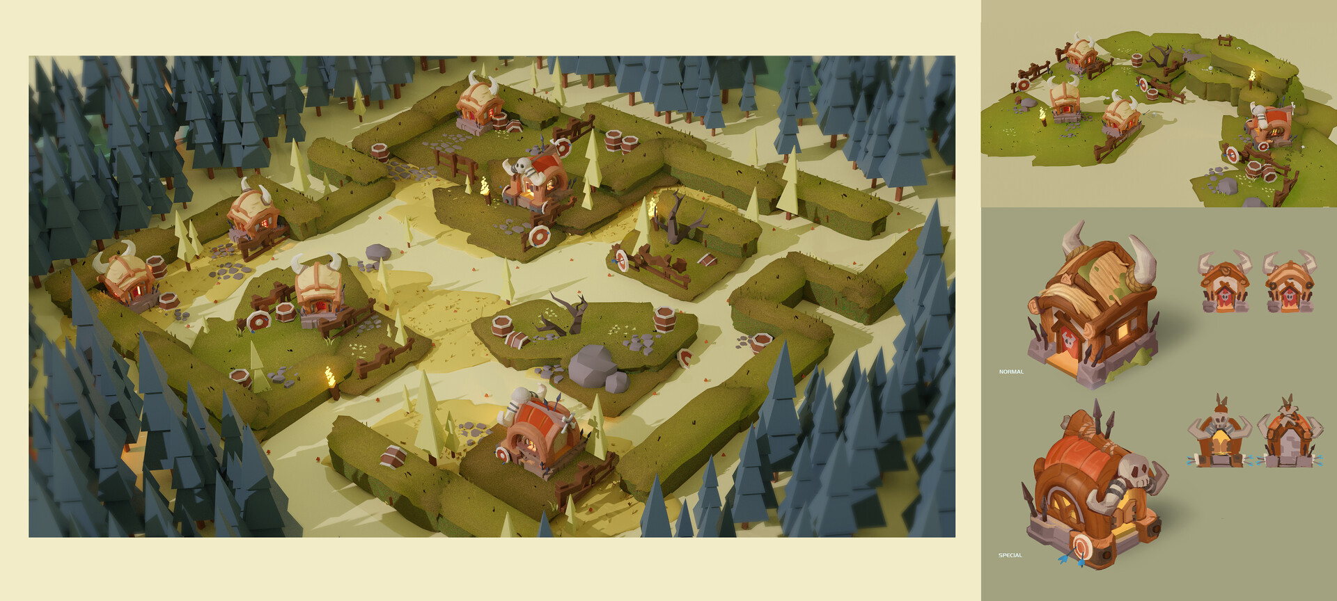 ArtStation - Goblin village