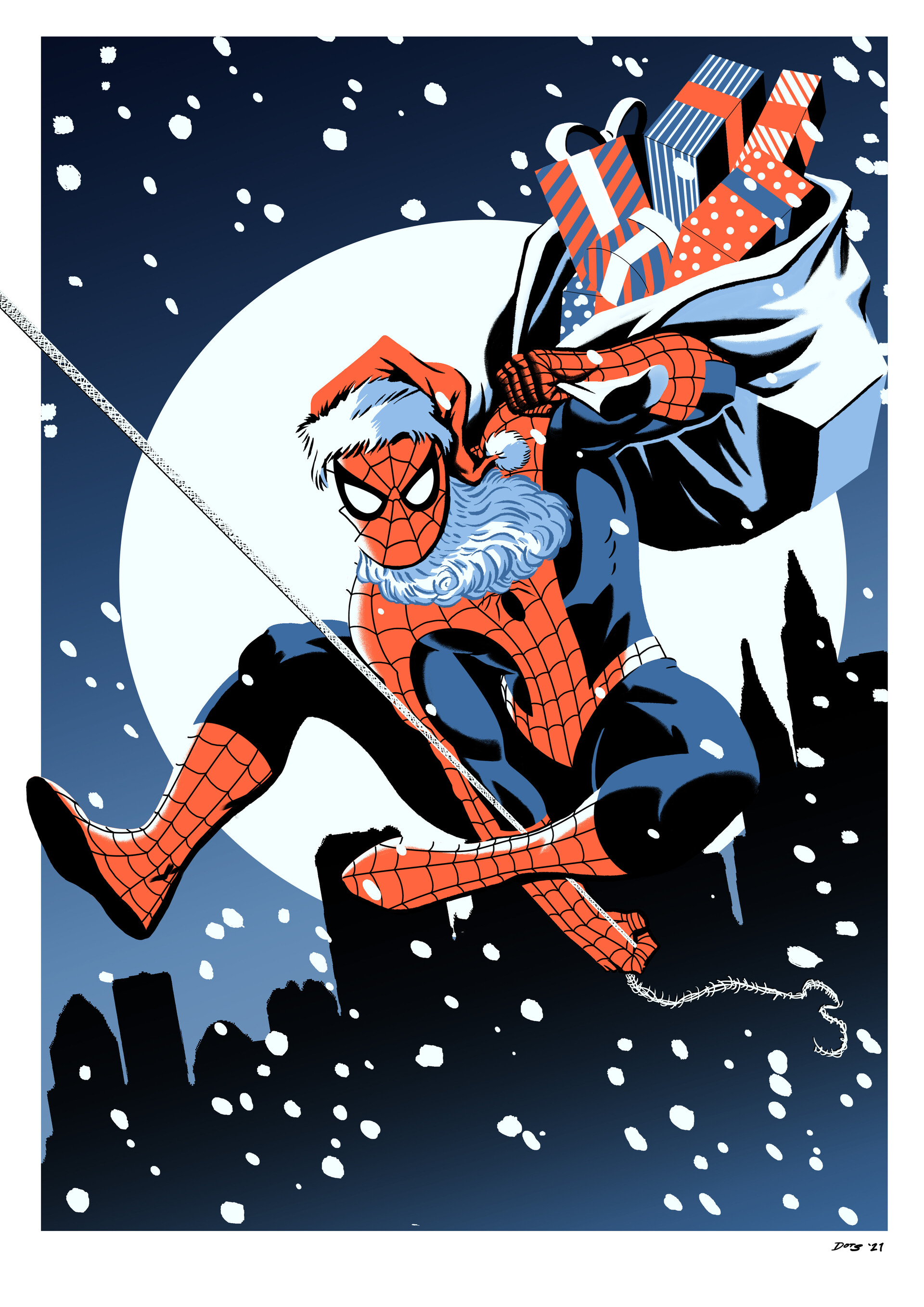 ArtStation - Spidey Claus POW