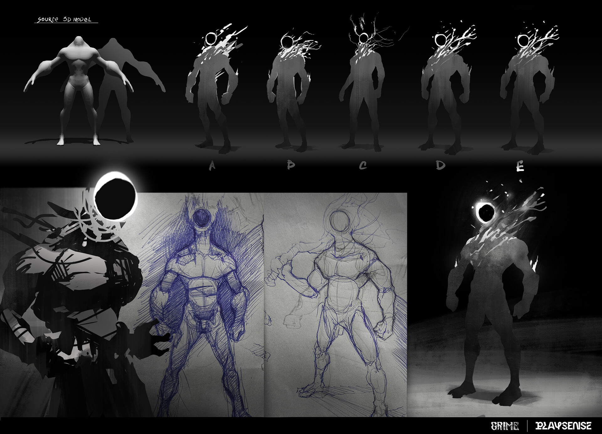 ArtStation - Grime | Concept creation stages