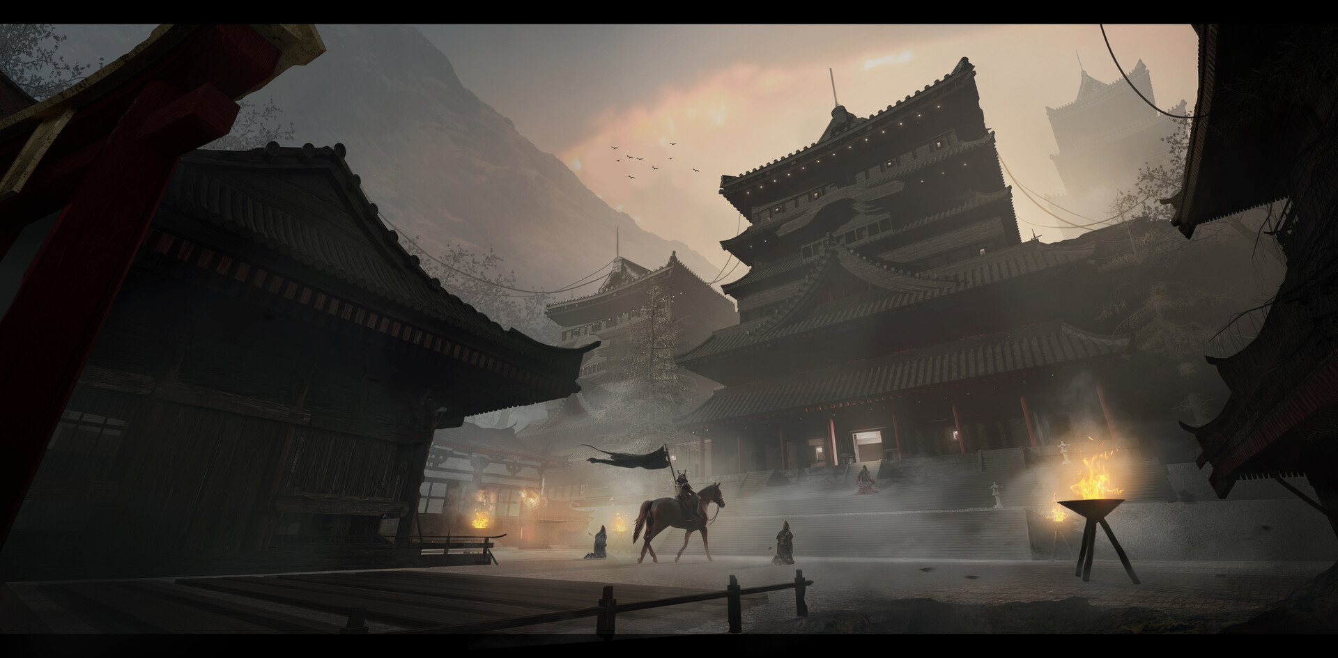 ArtStation - Edo Temple
