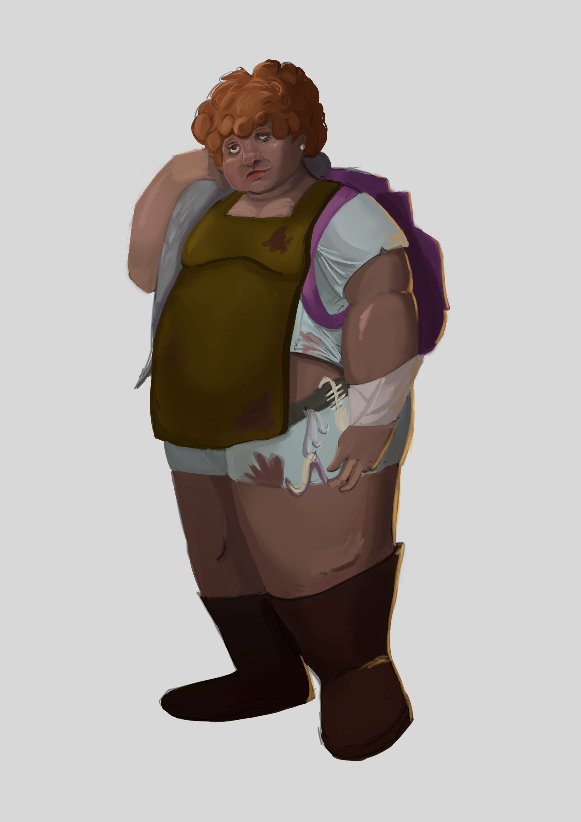 ArtStation - Post-apocalyptic fishmonger