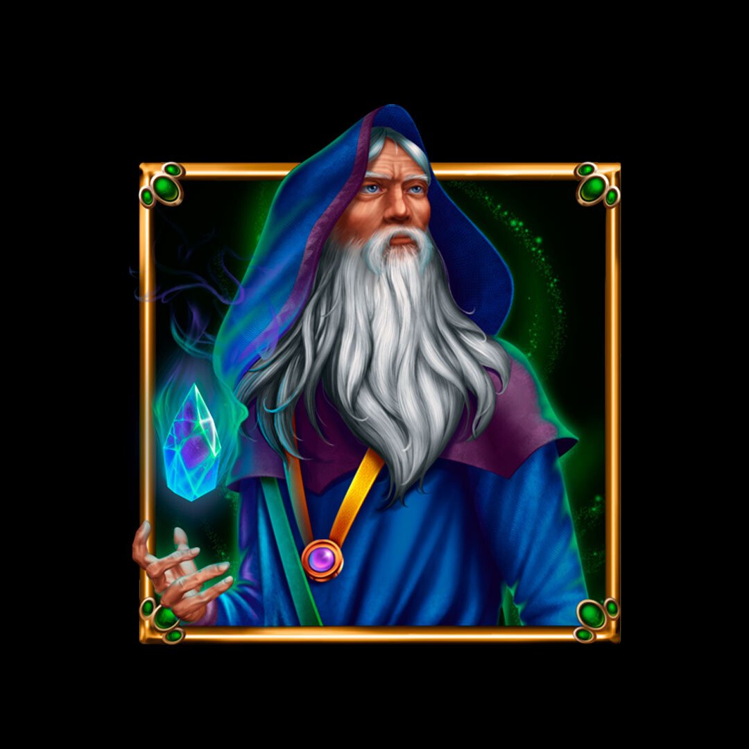 ArtStation - A Wizard as a slot symbol