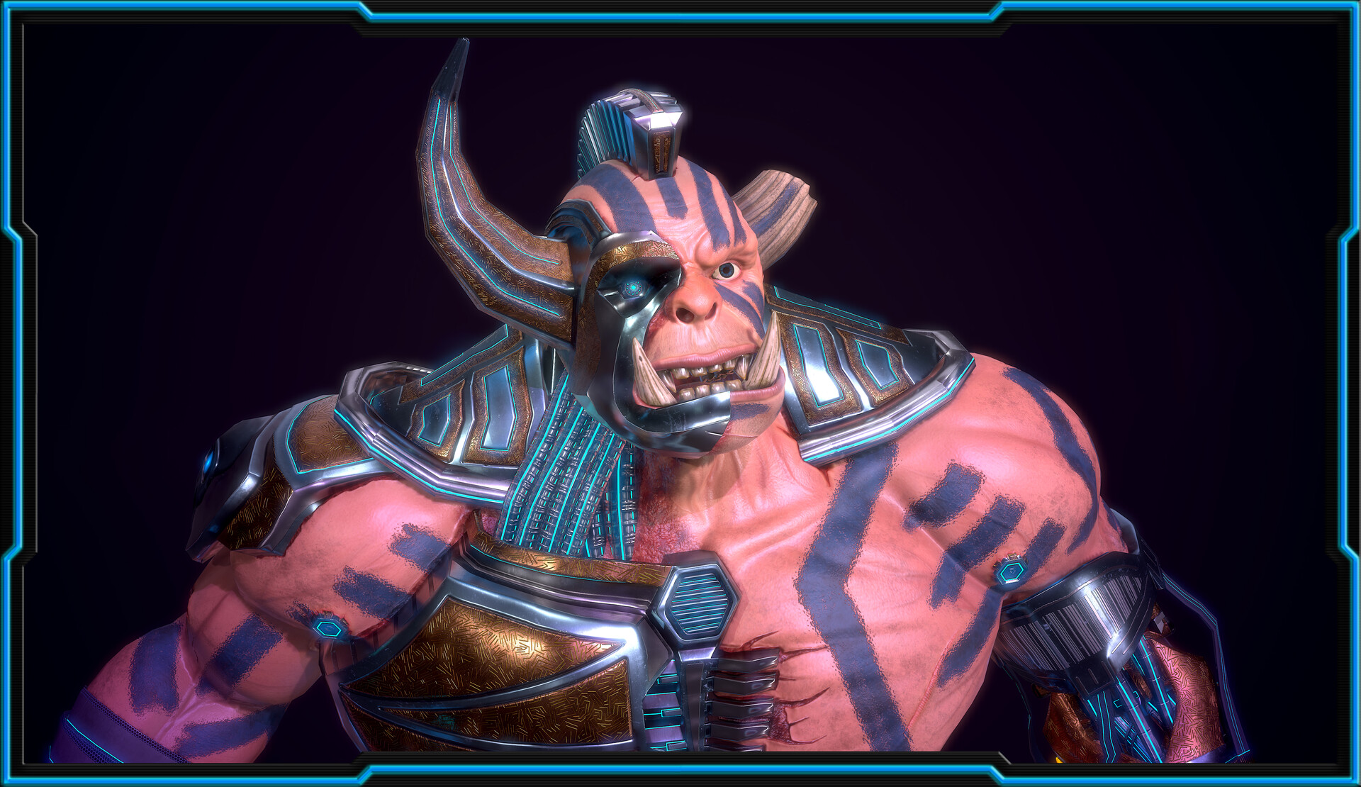 ArtStation - Cyber Orc