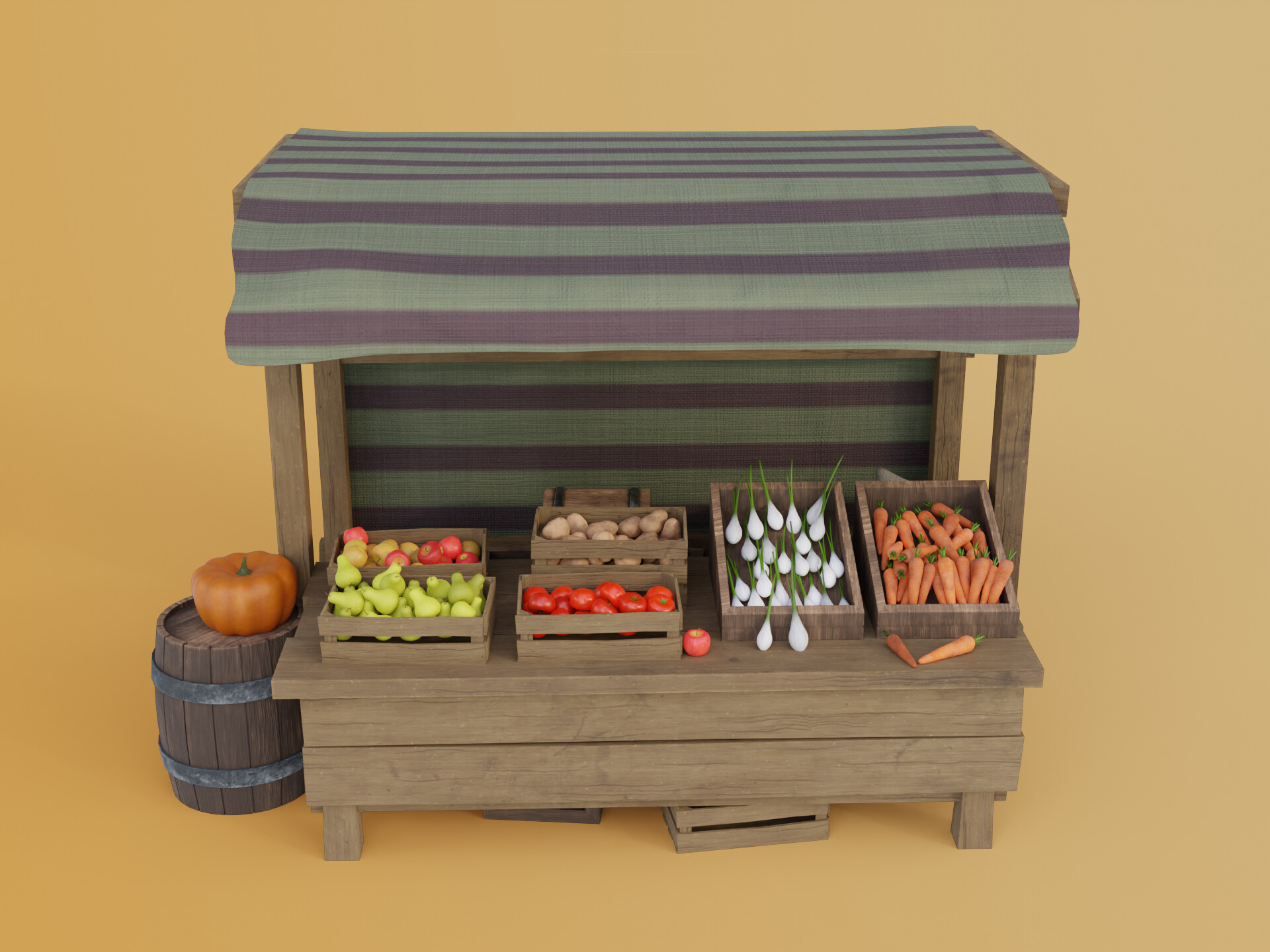 ArtStation - Medieval Market Food