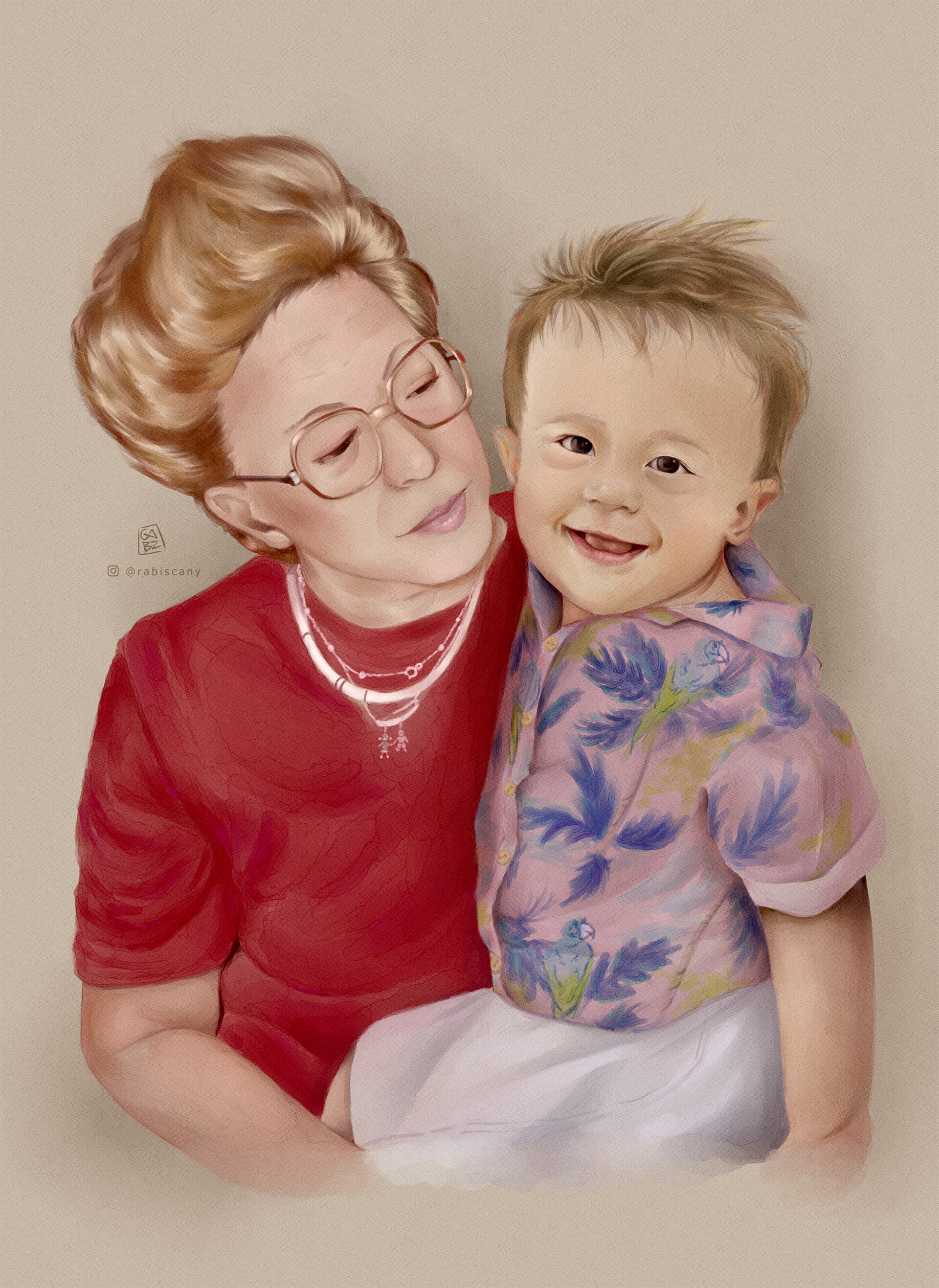 ArtStation - Memories - Family Portrait Commission