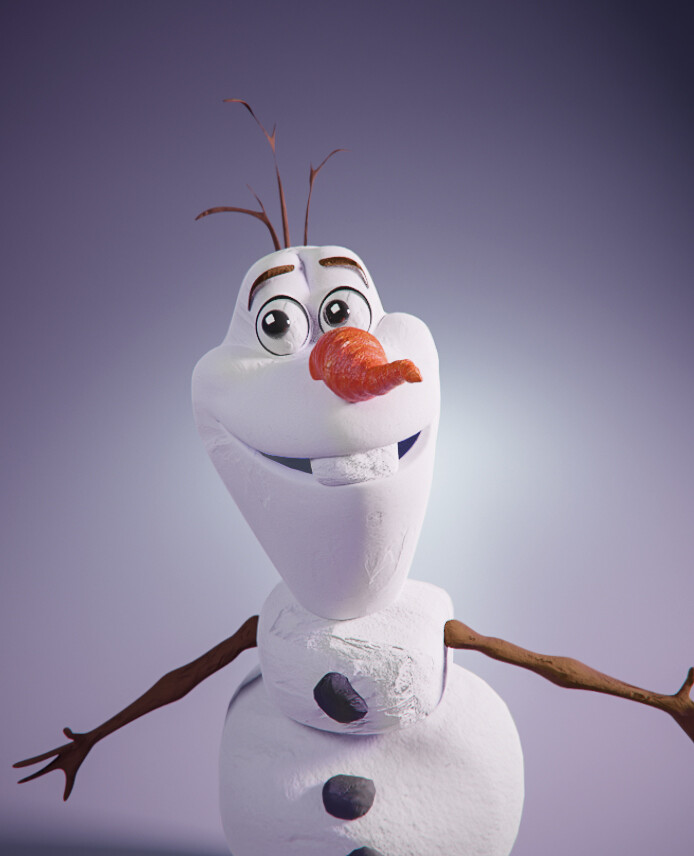 ArtStation - A pretty cool Olaf i made