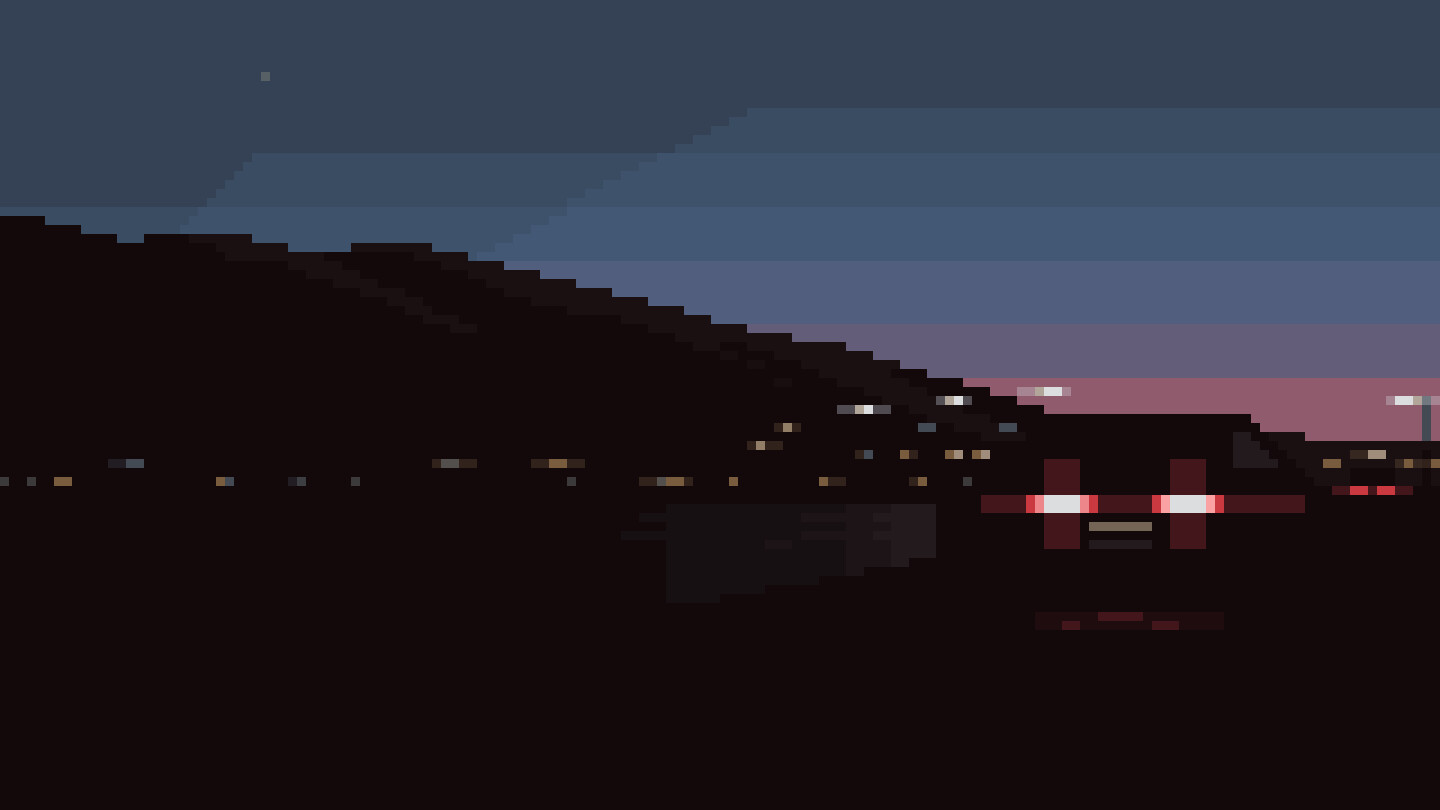 ArtStation - Driving at Dusk