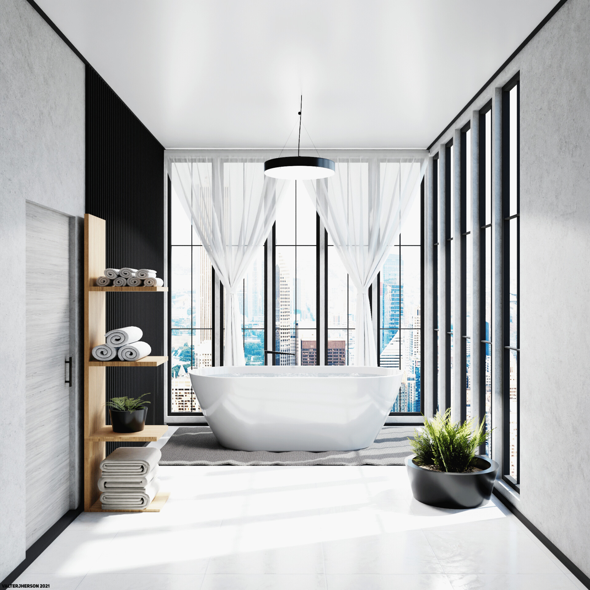 ArtStation - Modern Bathroom