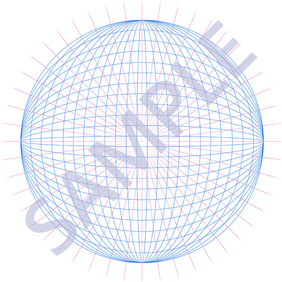 how to draw 5 point perspective grid