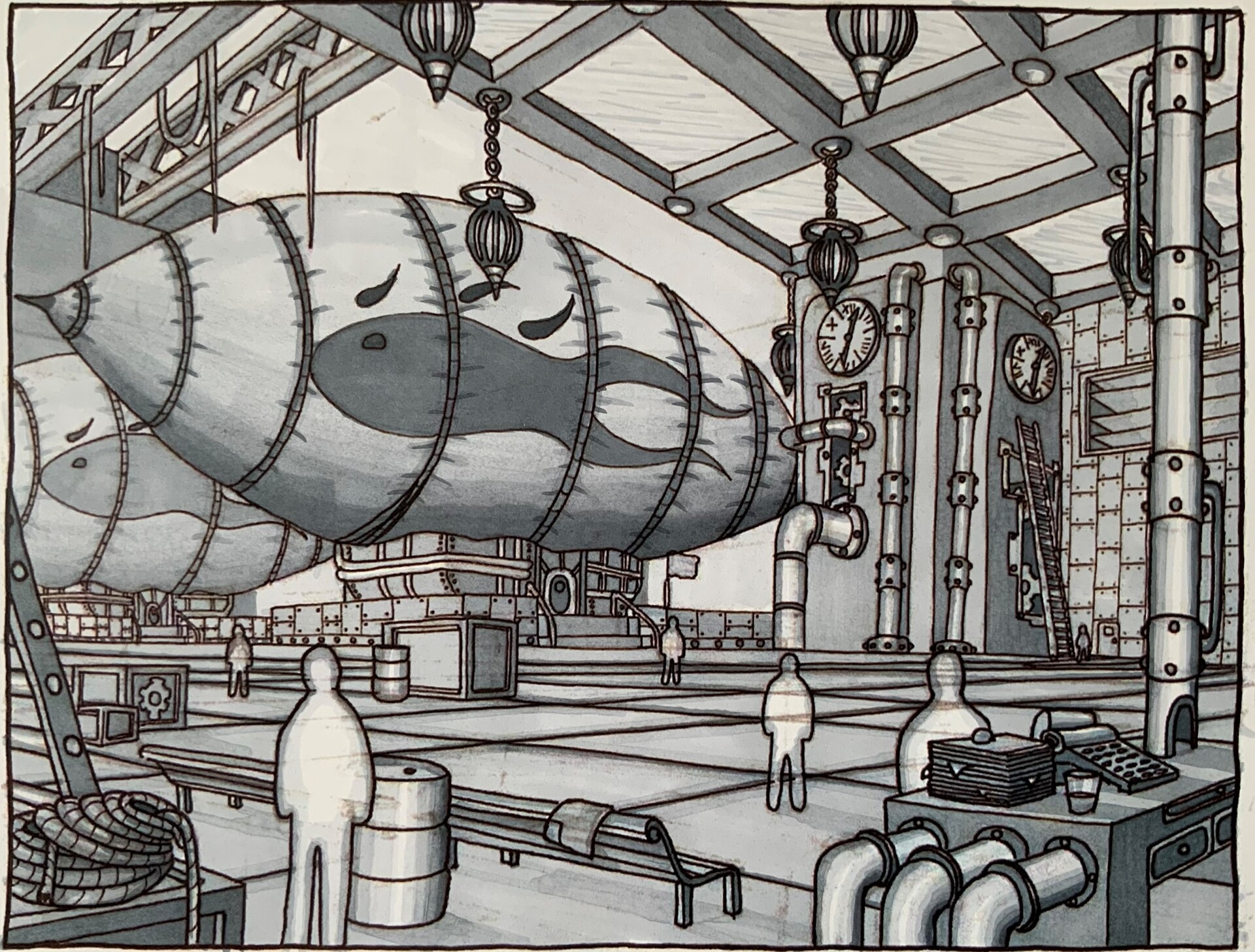 ArtStation - Steampunk Utopia Concept Art