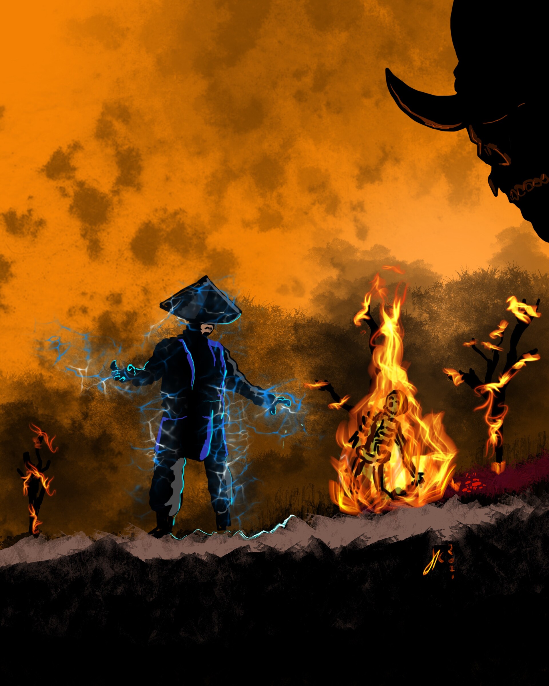 ArtStation - God of Lightning