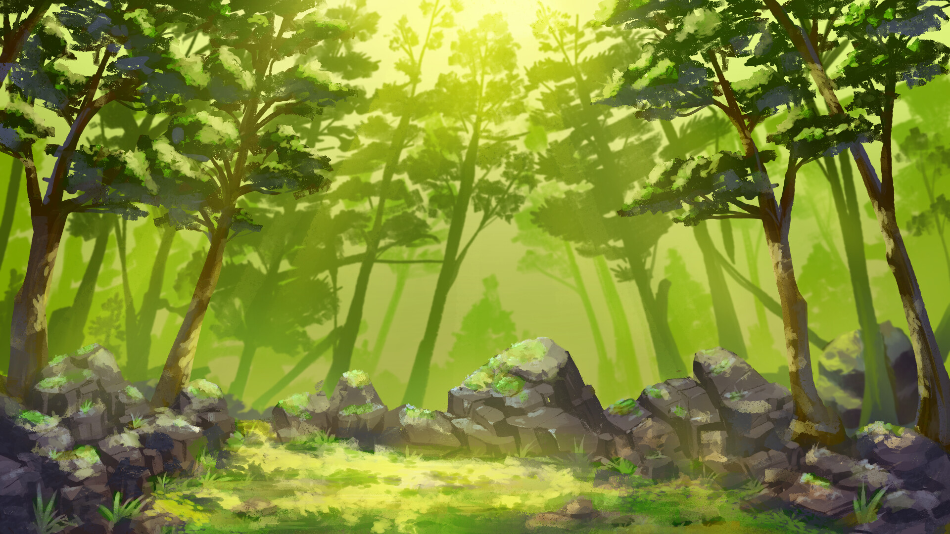 ArtStation - Backgrounds for Mercs of Mischief Intro