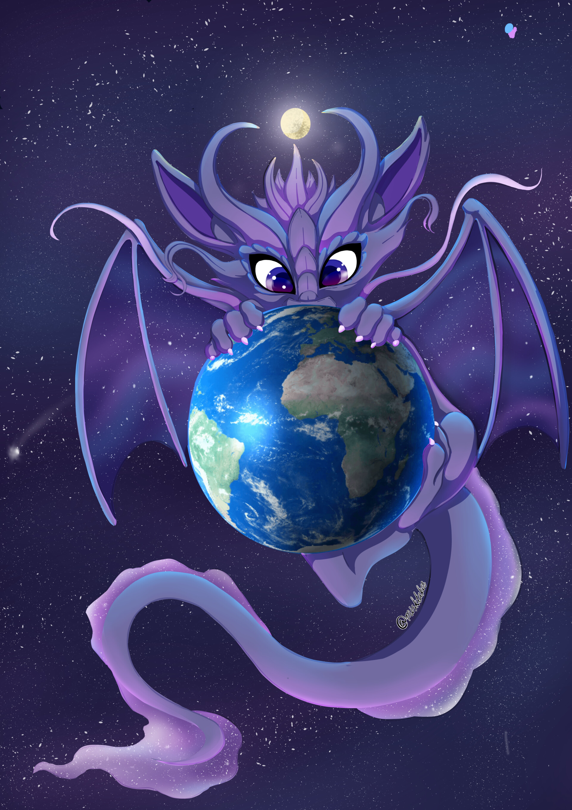ArtStation - Galaxy dragon