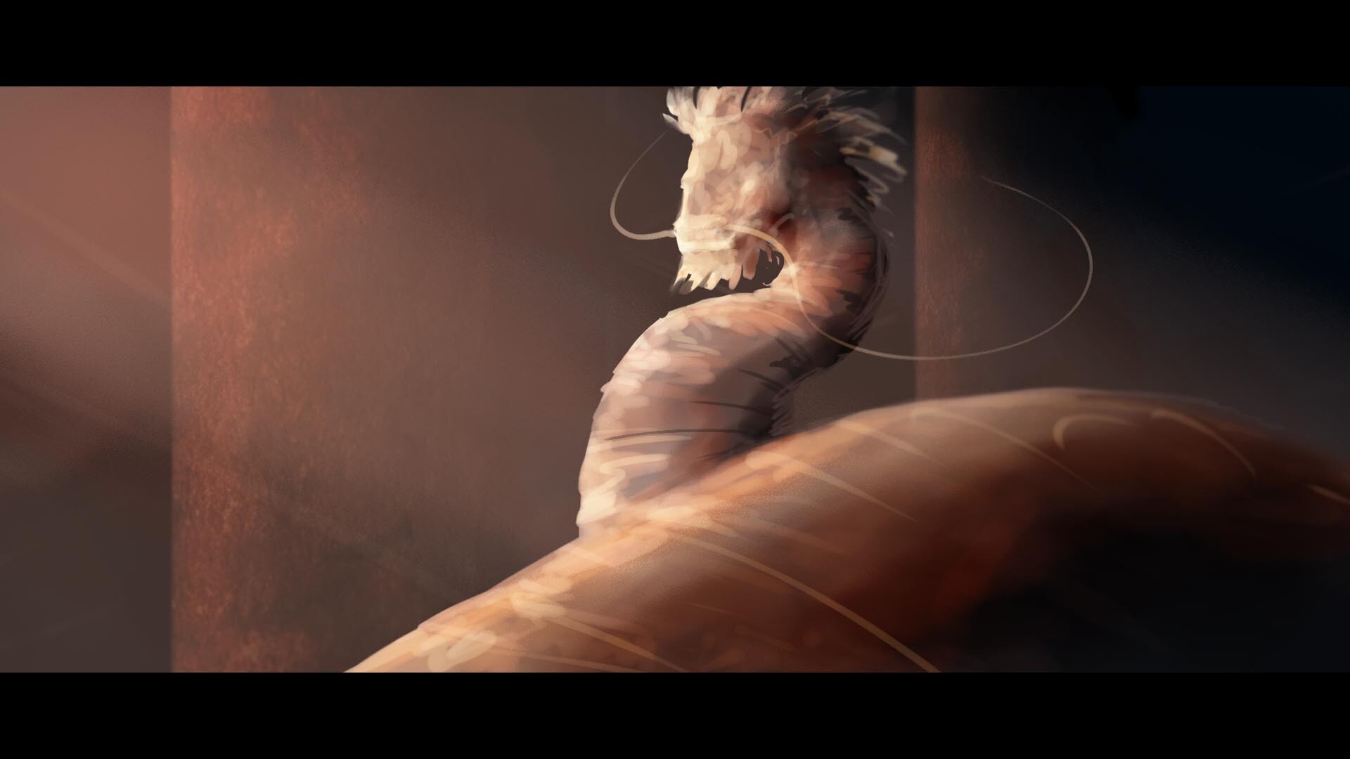 ArtStation - Seiryu in the Temple