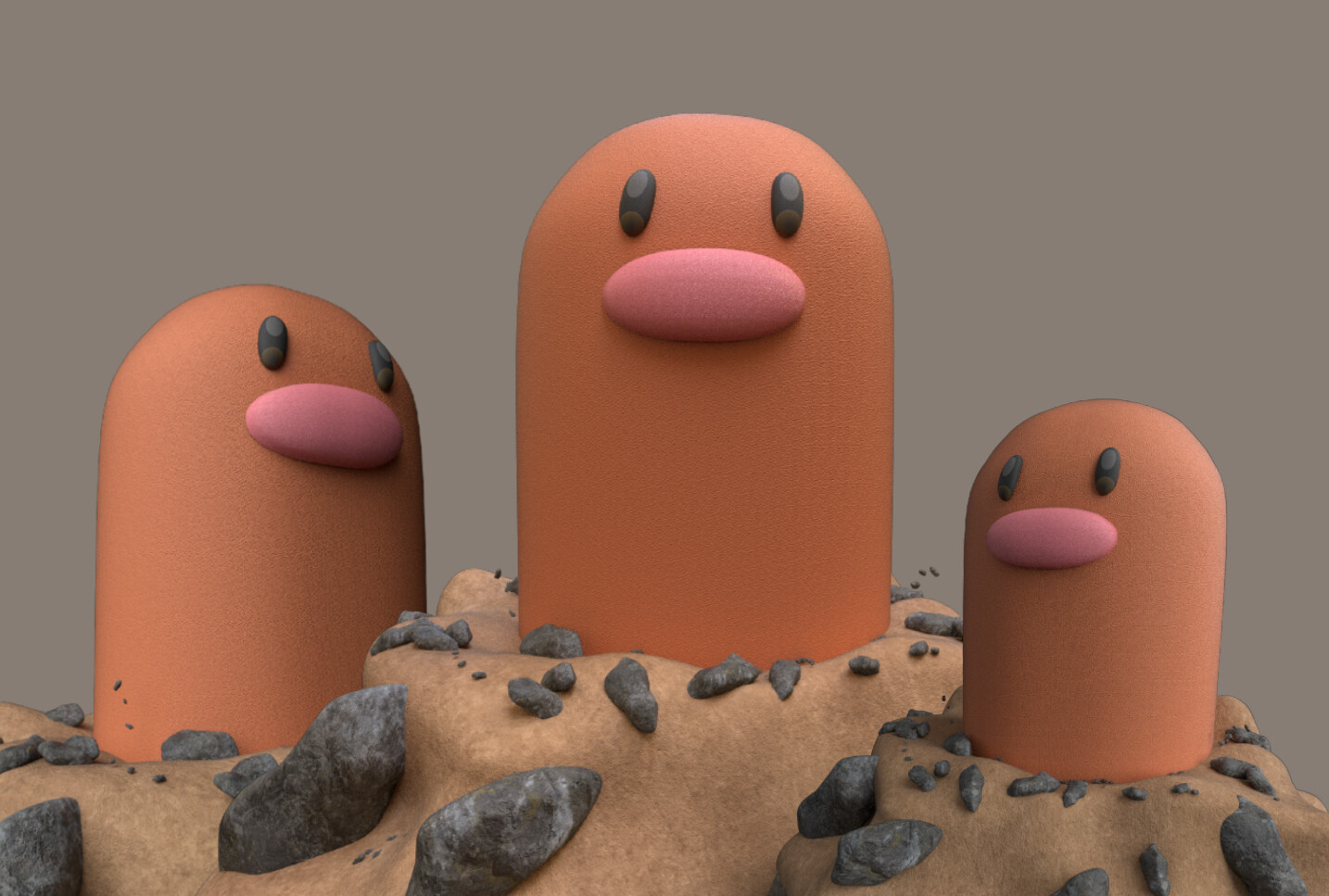 ArtStation - Diglett (1st Generation )