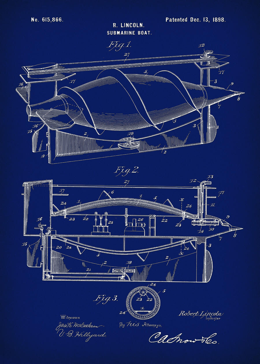 ArtStation - Submarine Vessel Patent
