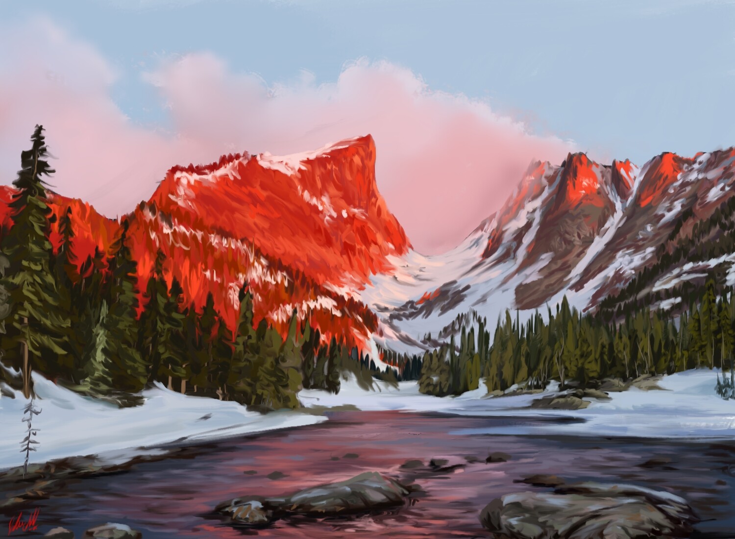 ArtStation - Rocky Mountain national park.