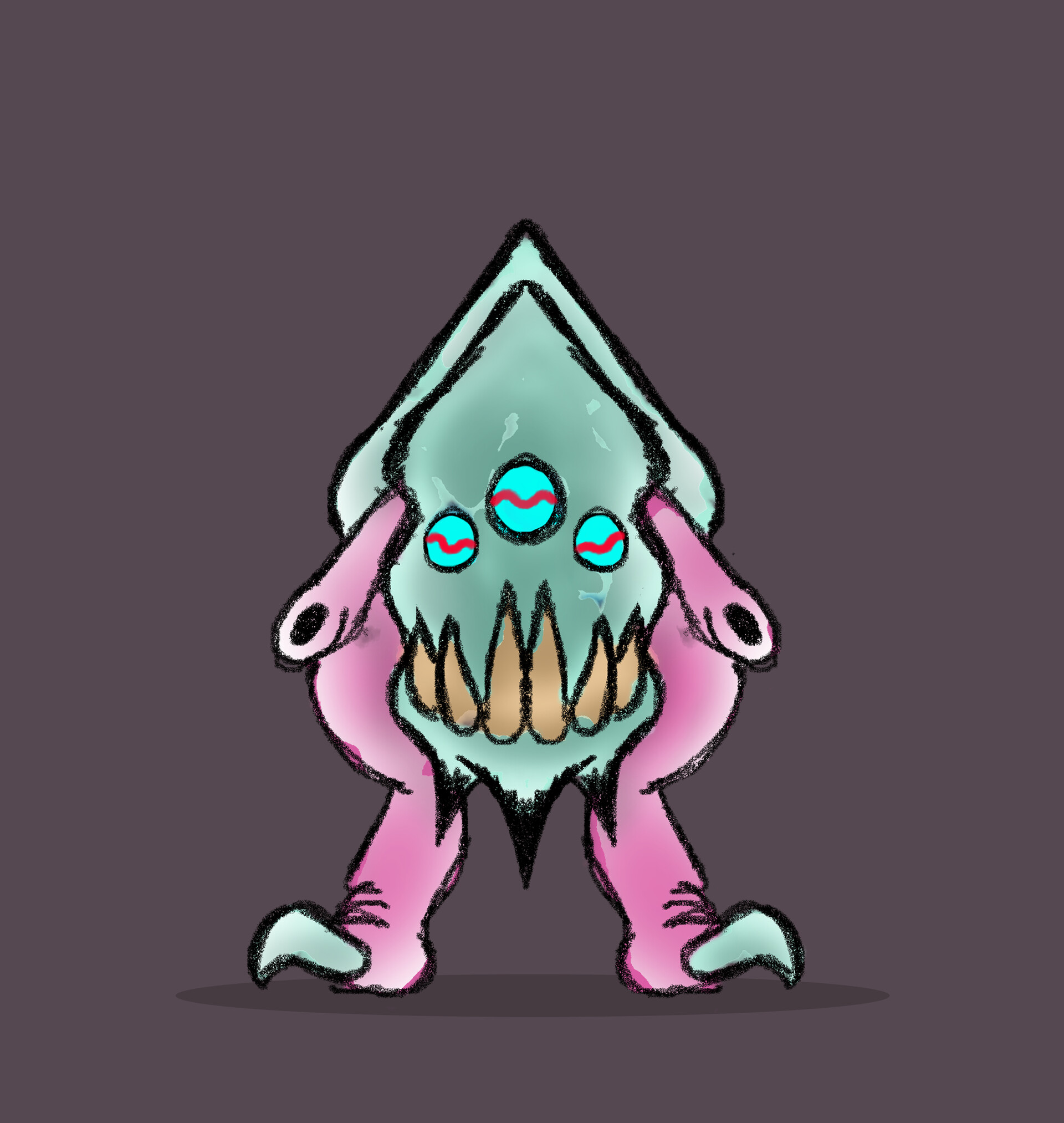 ArtStation - Brachyuhund, Creature Turnaround