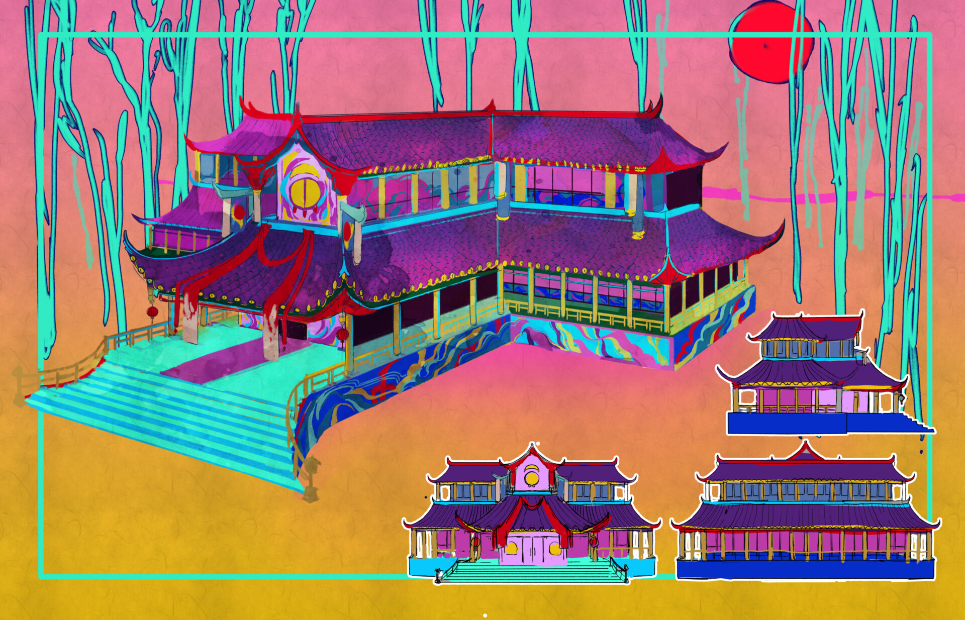 ArtStation - Demon Castle | Concept Design