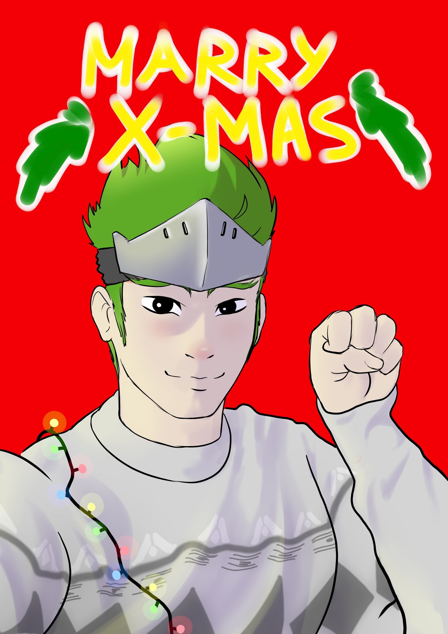 ArtStation - Genji overwatch Xmas