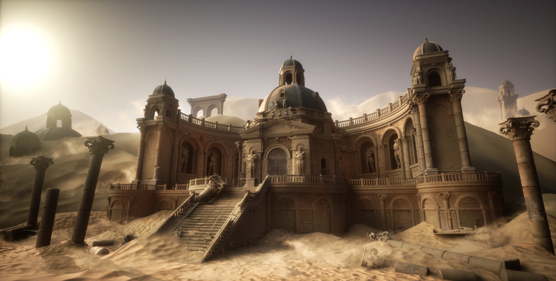 ArtStation - Desert ruins