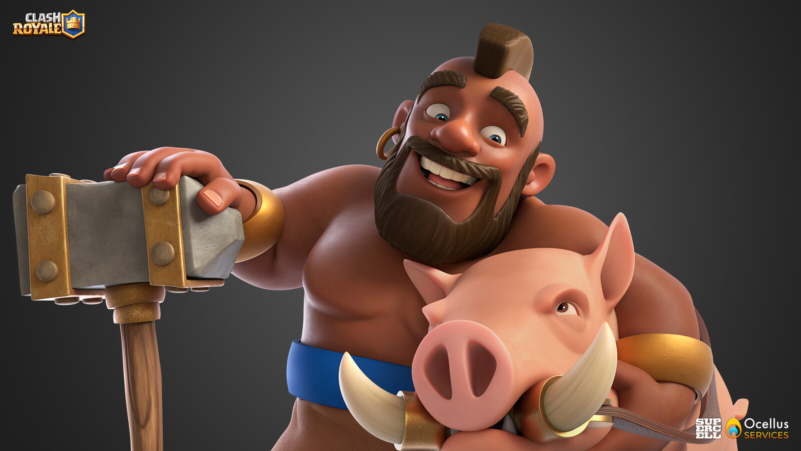 Ocellus - SERVICES - Clash Royale - Hog Rider