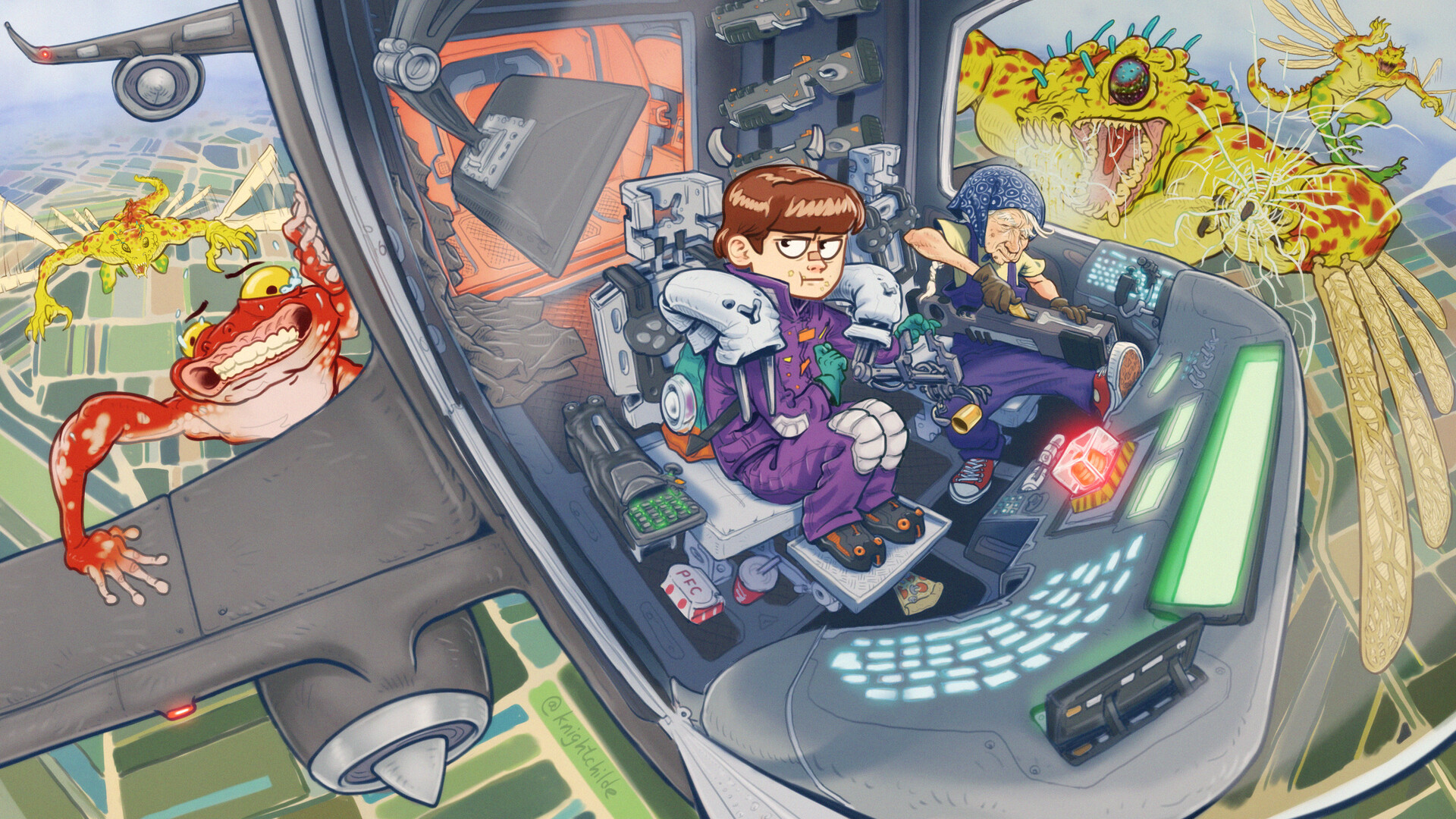 ArtStation - Chase scene