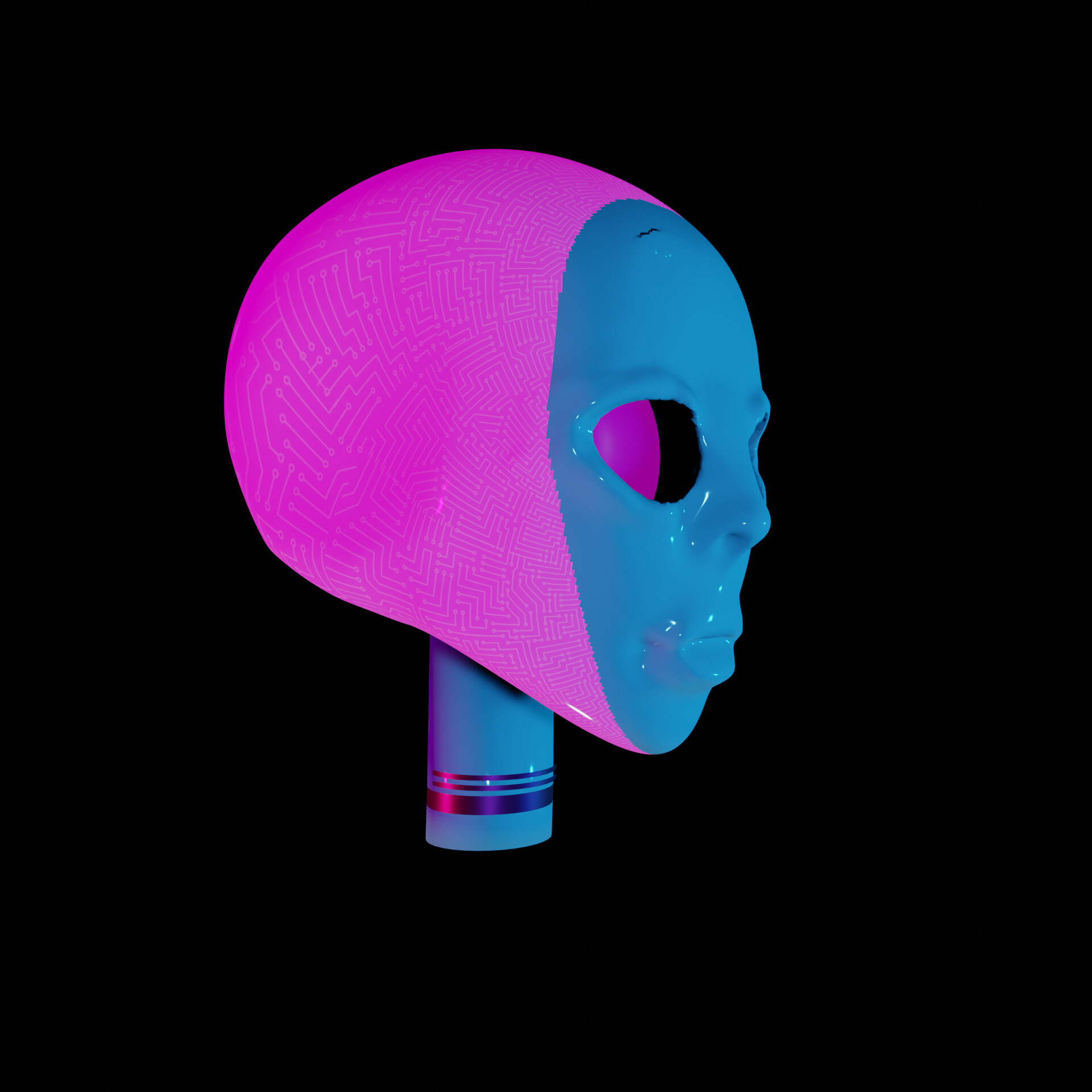 ArtStation - Robot Head - Image Texture Material