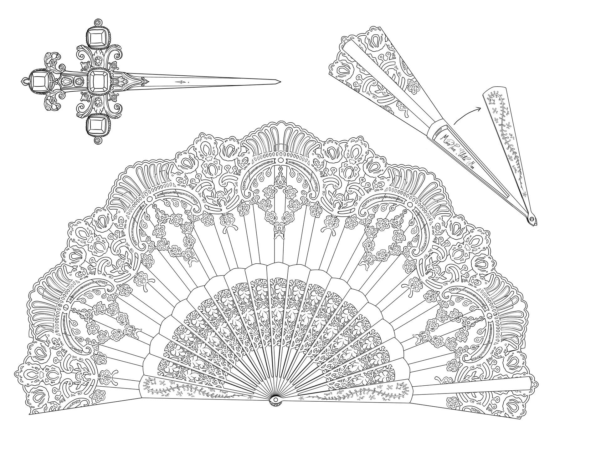 ArtStation - The Chanteuses Weapon; The Fan
