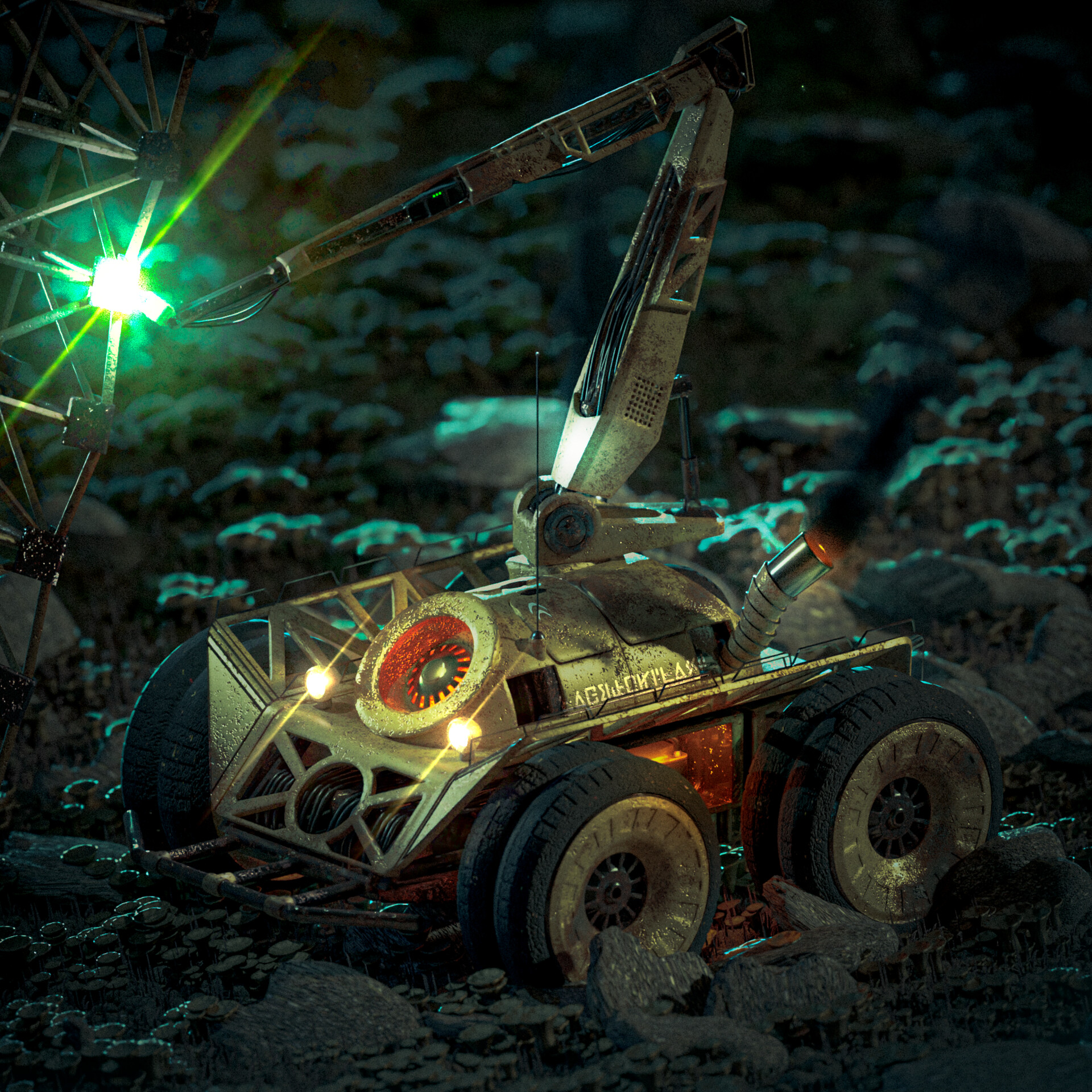 ArtStation - Factorio Arm-ed Truck