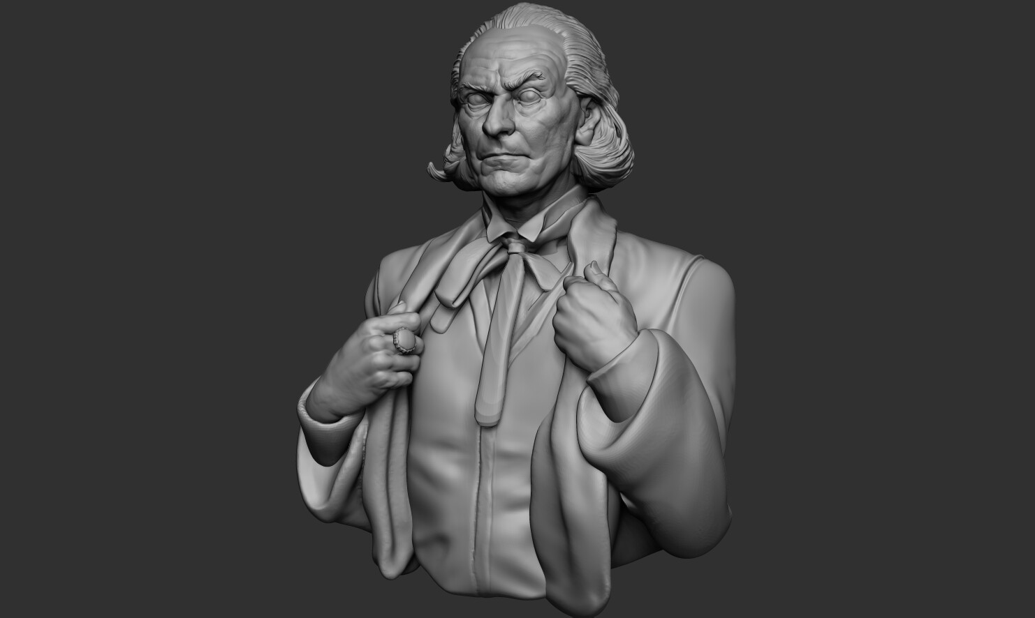 ArtStation - 1st Doctor Who (William Hartnell)