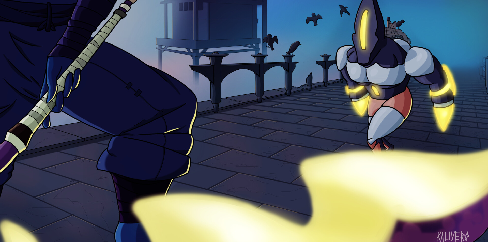 ArtStation - Battle with The Concierge /// Dead Cells