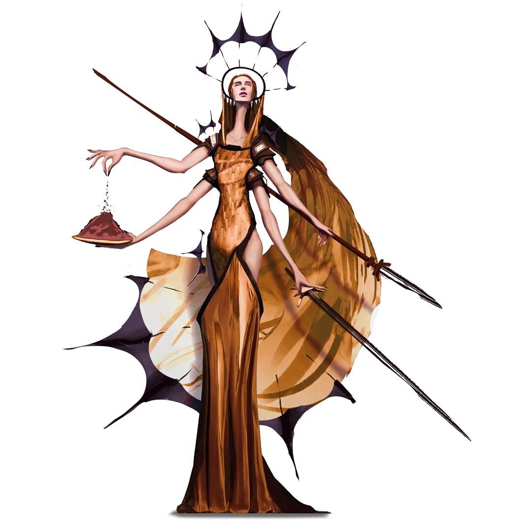 ArtStation - The Golden Lady