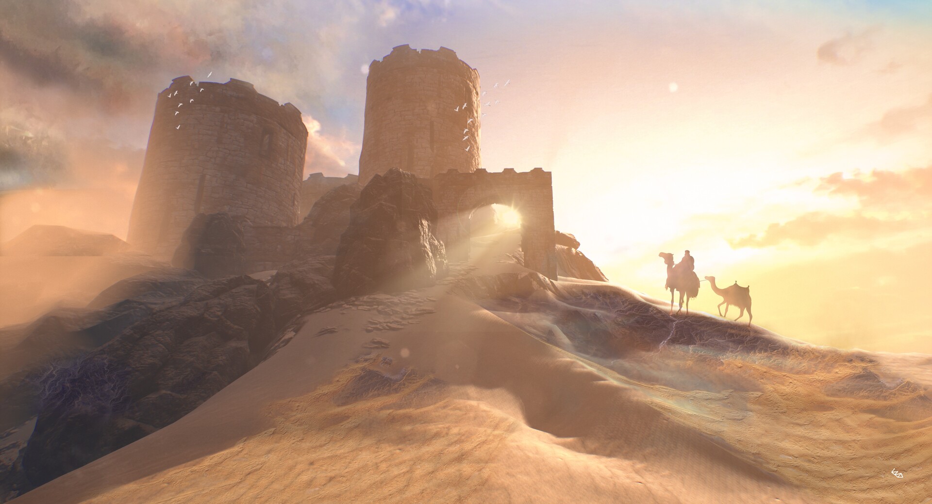 ArtStation - Storm hold castle