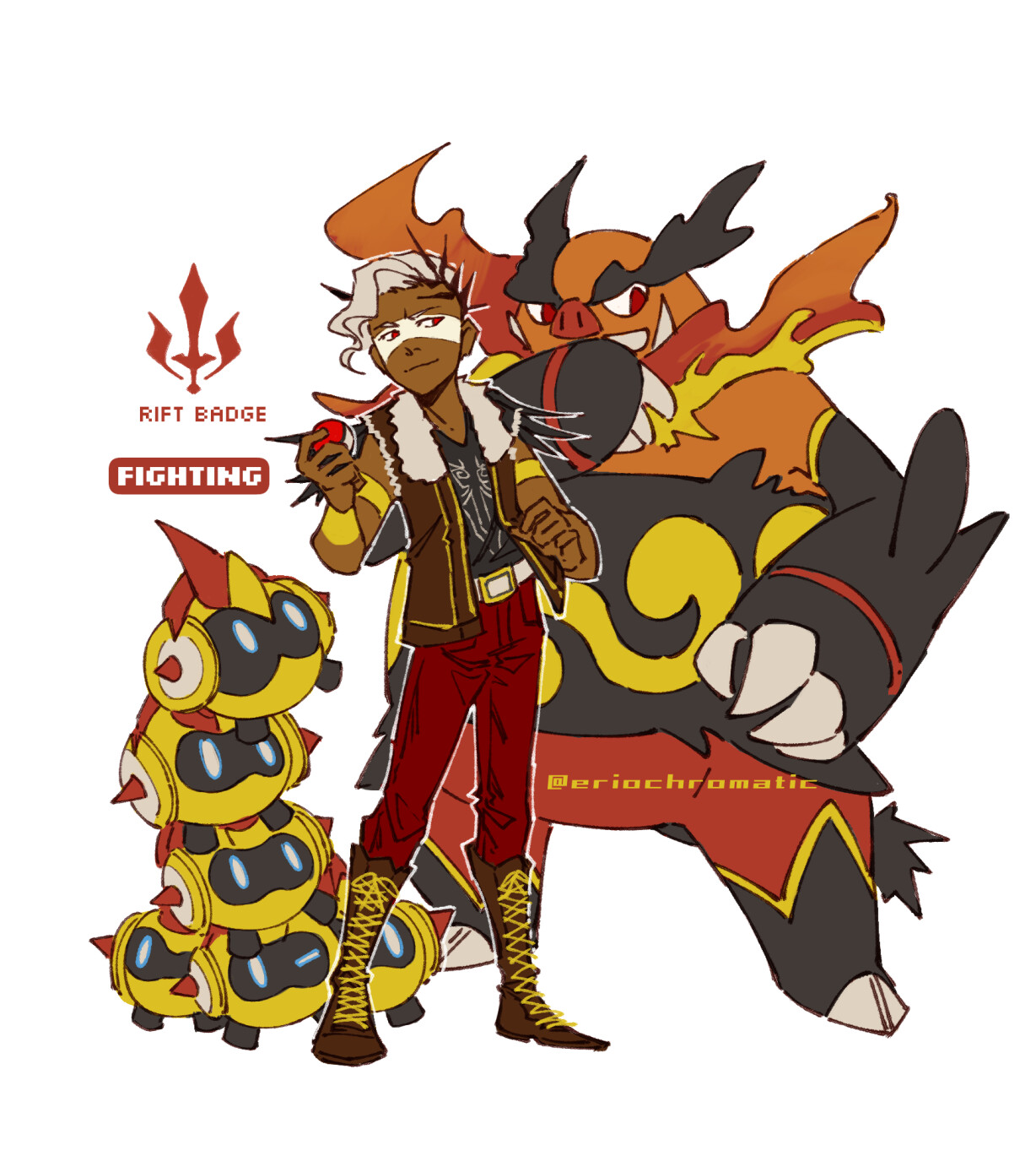 Erio Chrome - Hades- Pokemon Trainer AU
