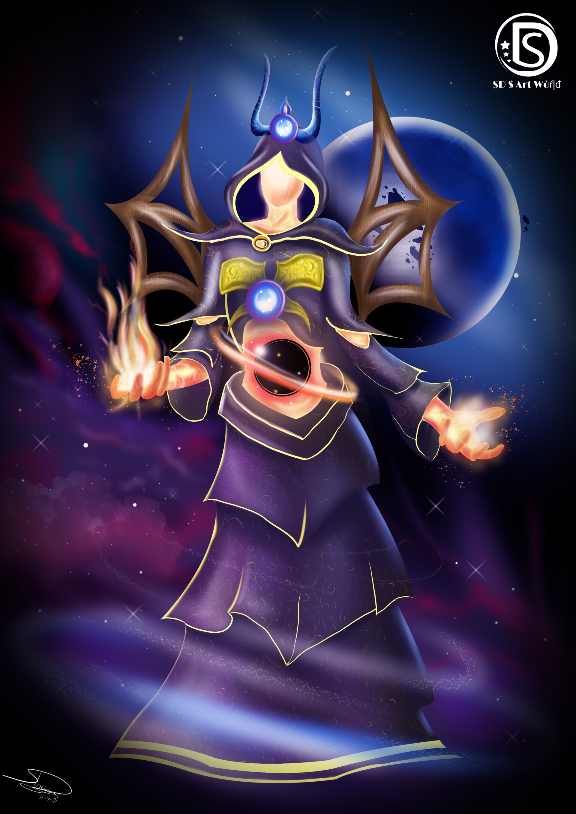 ArtStation - Cosmic God ️