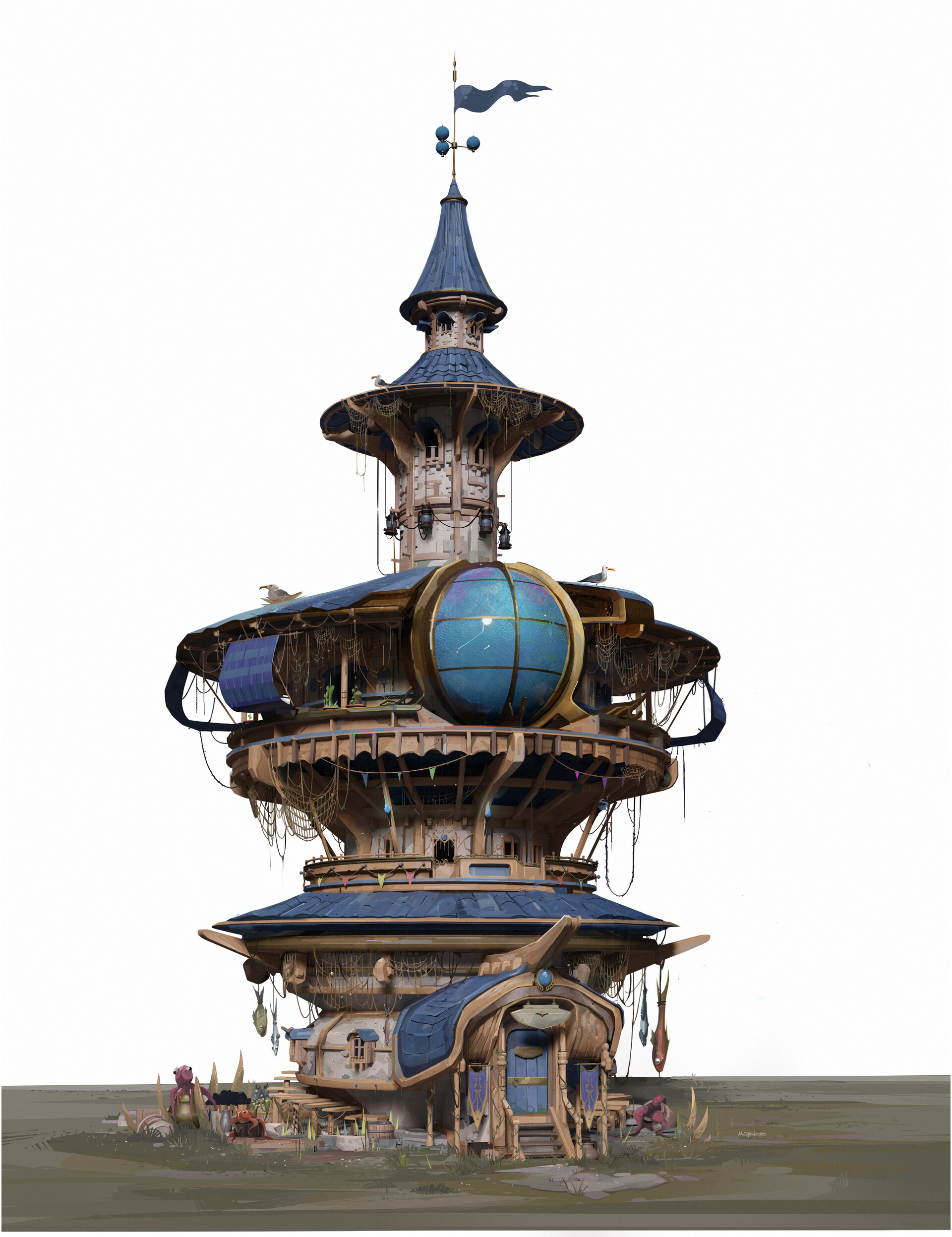 ArtStation - Fortune teller`s tower