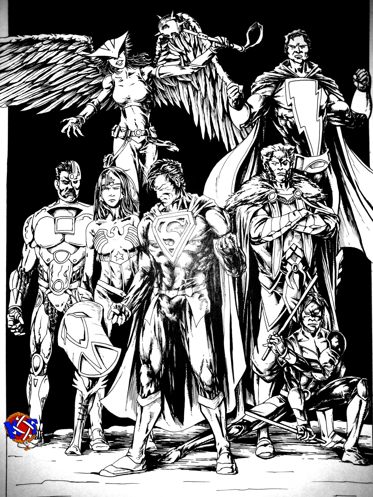 ArtStation - Superman team. Fanart