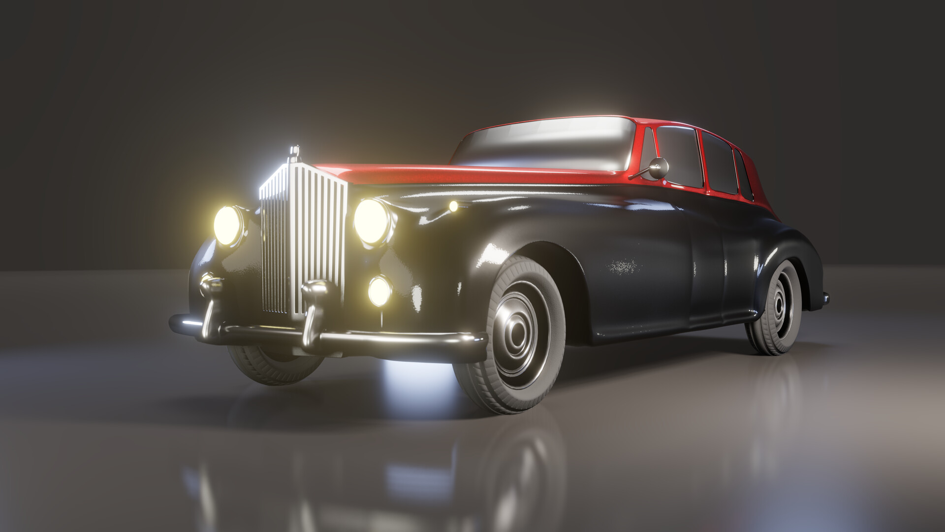 ArtStation - Cartoon Classic Car