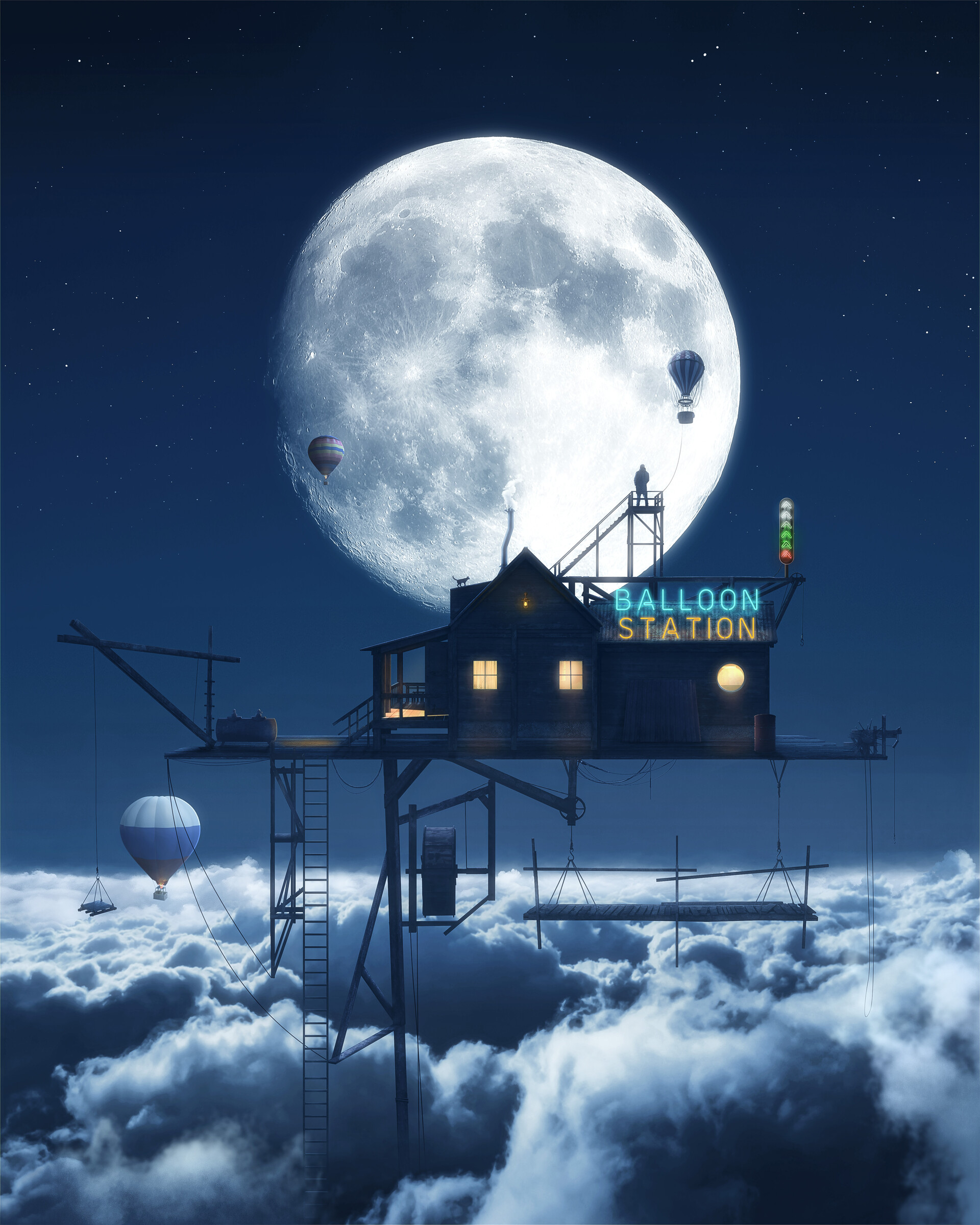 ArtStation - Balloon Station