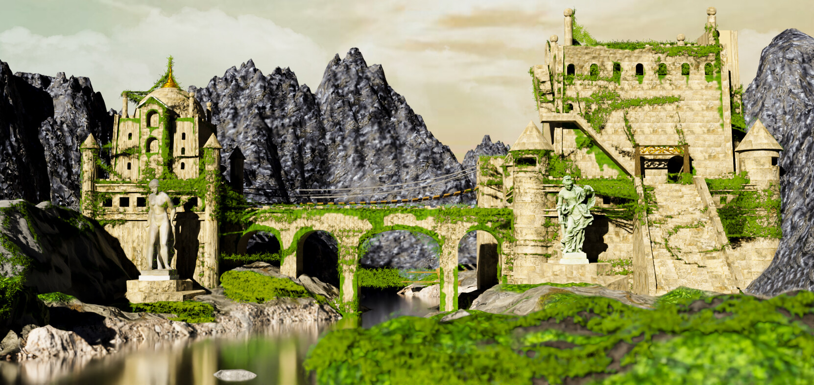 ArtStation - Abandoned Castle