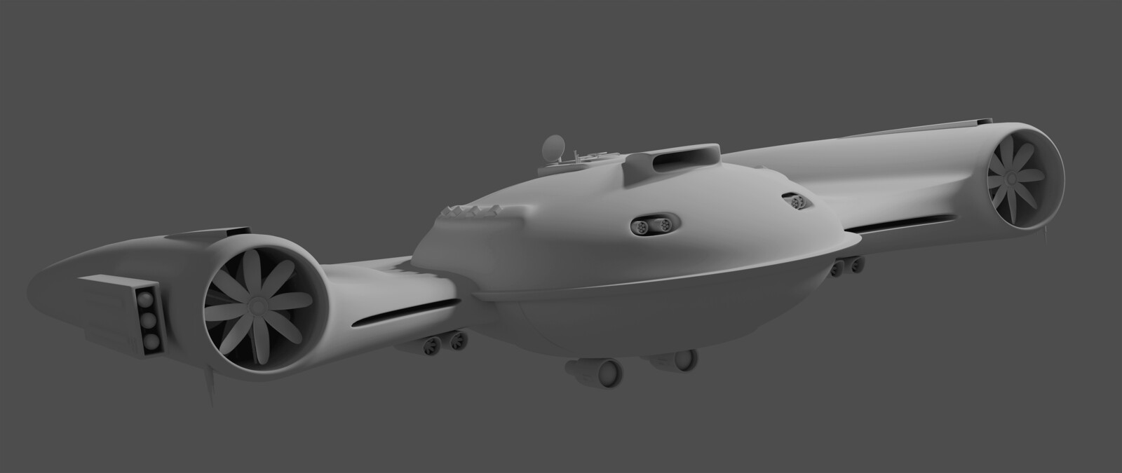 Ludwig Baader - Sci-Fi Submarine Concept