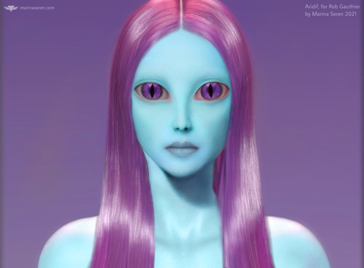 ArtStation - PLEIADIAN ET PORTRAIT